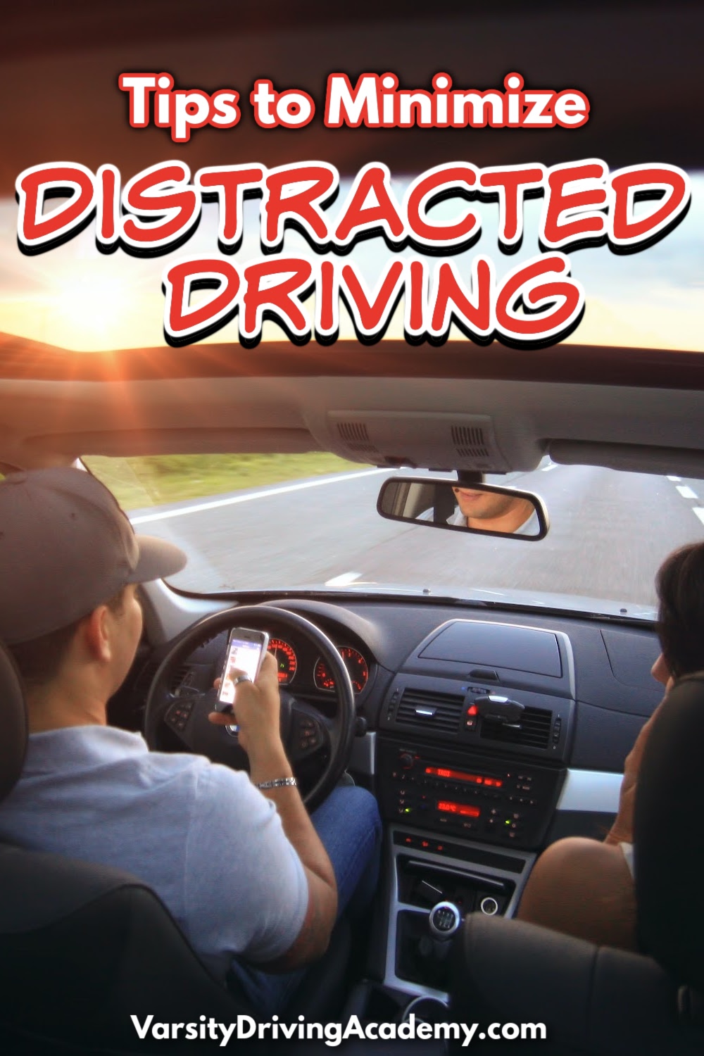 3 Tips to Minimize Distracted Driving for Teens - Varsity Driving Blog