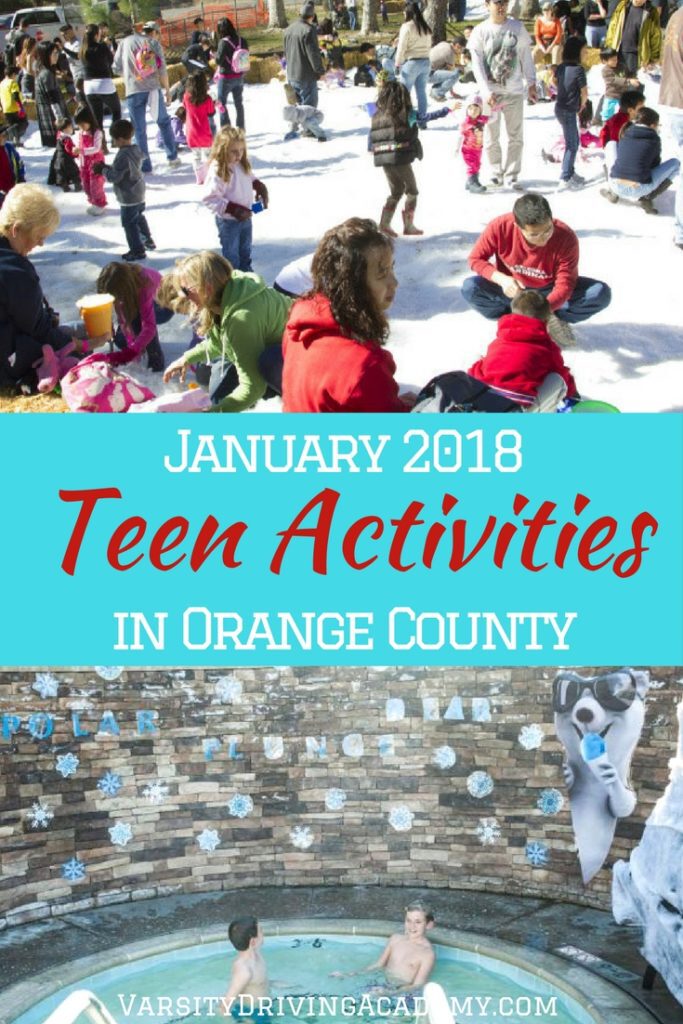 January 2018 Teen Activities in Orange County - Varsity Driving Academy