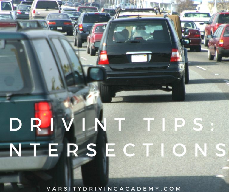 Intersections Drivers Ed Tips - Varsity Driving Academy